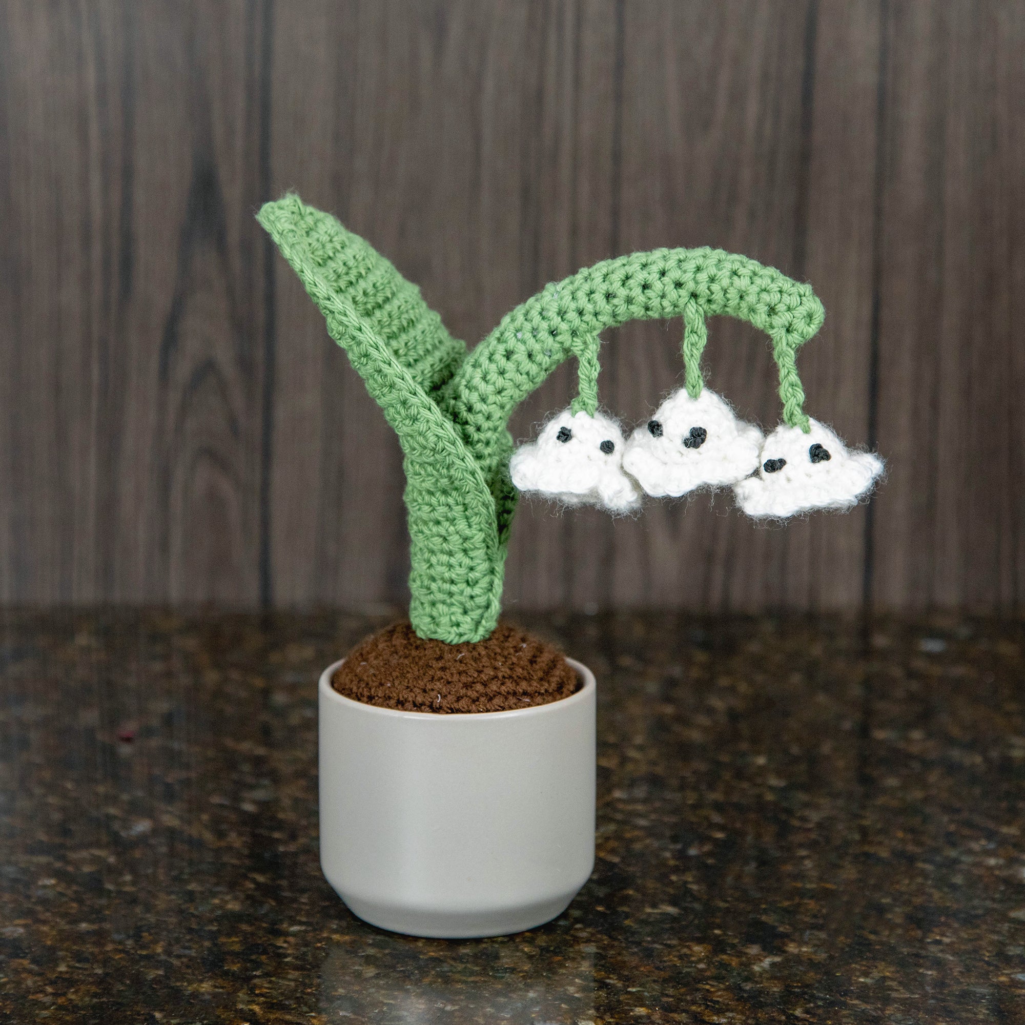 Crochet Ghost Lily of the Valley Plant - Le Bouquet Florist Scottsdale